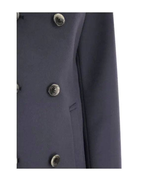 Herno Double-breasted High-neck Coat