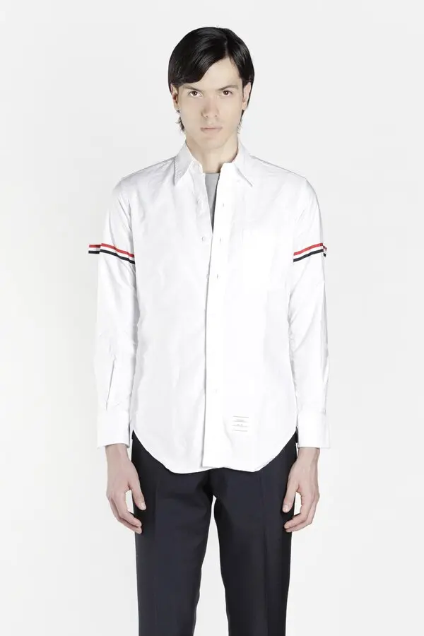 Thom Browne Grosgrain Armband Oxford Shirt