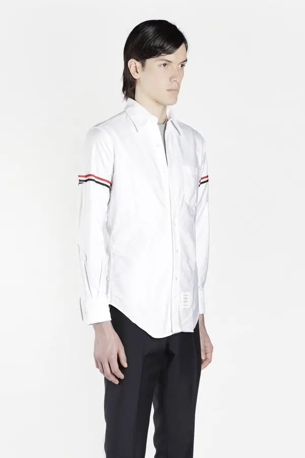 Thom Browne Grosgrain Armband Oxford Shirt