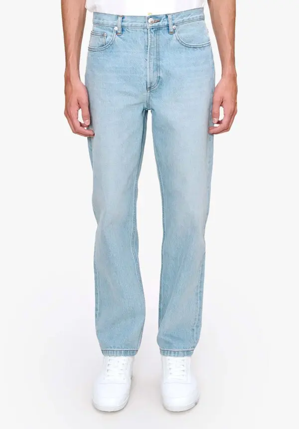 A.p.c. Martin Straight Leg Jeans - Blue