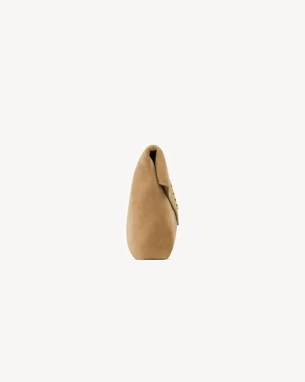 Saint Laurent Cassandre Large Envelope Pouch - Golden Leaf