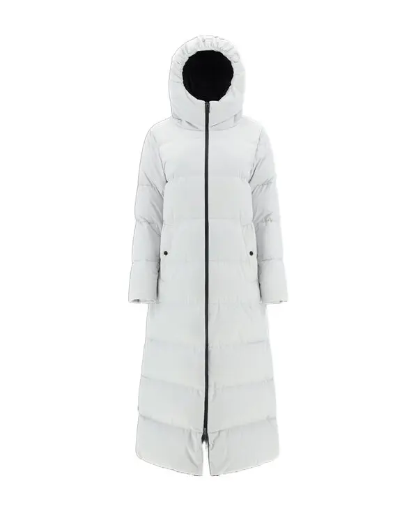 Herno Zip-up Hooded Long Coat