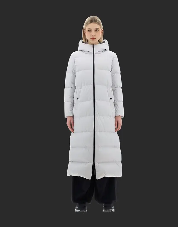 Herno Zip-up Hooded Long Coat