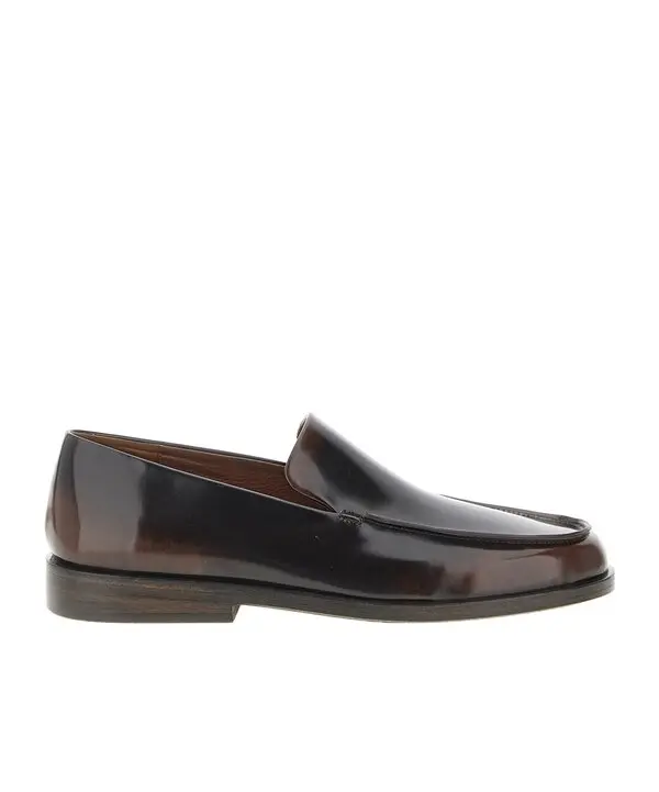 Marsèll Polished Leather Loafers - Black