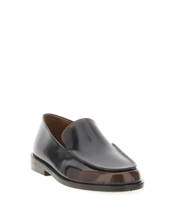 Marsèll Polished Leather Loafers - Black