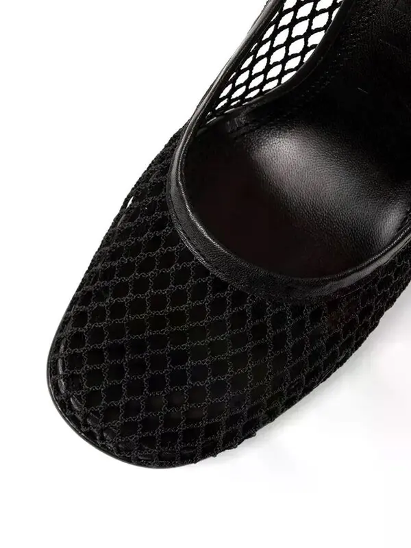 SOULIERS MARTINEZ Beatriz Mesh Slingback Pumps