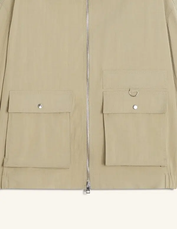 Maison Kitsuné Zip-up Jacket With Fox Logo Detail