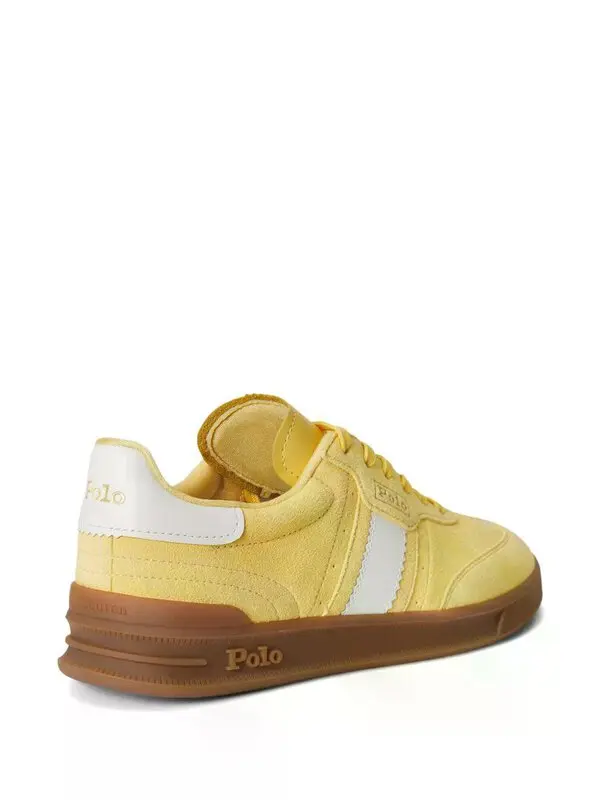 Polo Ralph Lauren Suede Stripe Leather Sneakers
