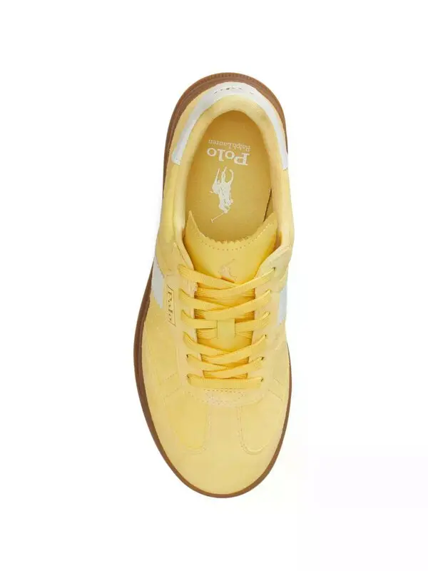 Polo Ralph Lauren Suede Stripe Leather Sneakers