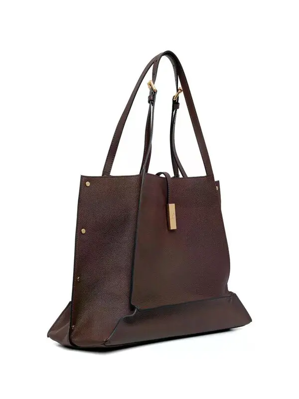 POLLINI Grained Stud-detail Tote Bag