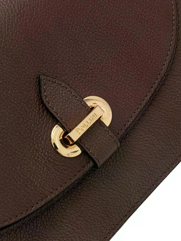 POLLINI Fence Grained Logo-clasp Cross-body Bag