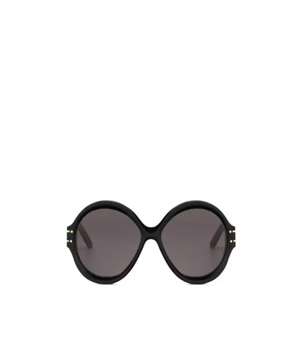 Dior Round Frame Sunglasses - Black