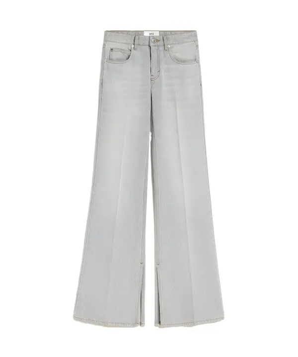Ami Slitted Flared Jeans