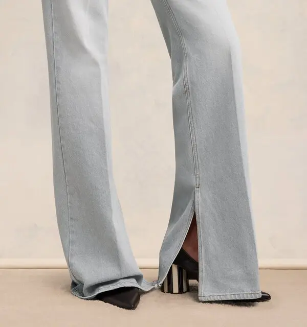 Ami Slitted Flared Jeans