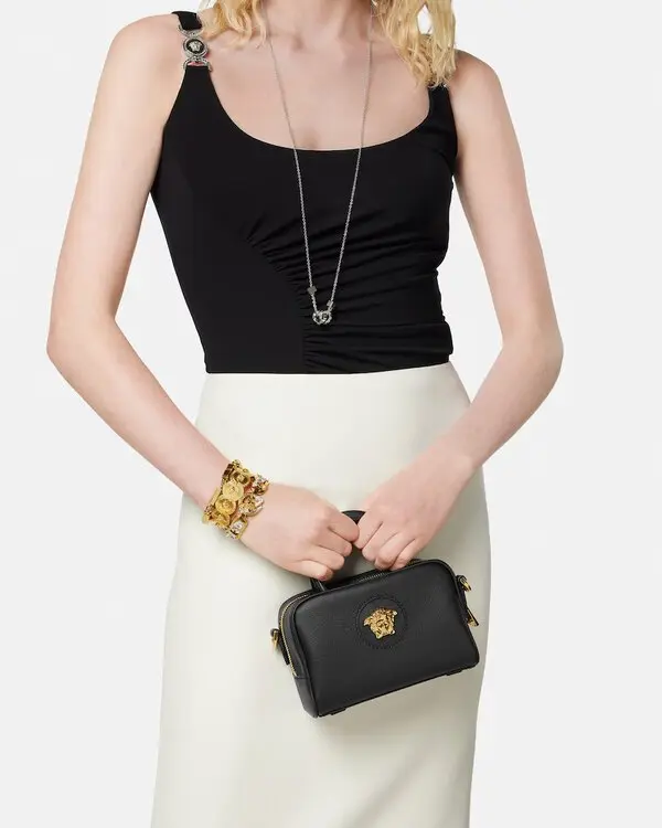 Versace La Medusa Mini Boston Bag