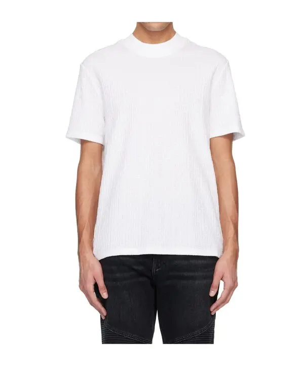 Balmain Regular Fit Monogram Sponge T-shirt