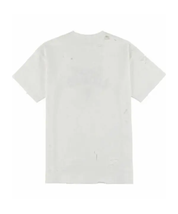 CHARLIE LUCIANO Heart-patterned Ripped T-shirt