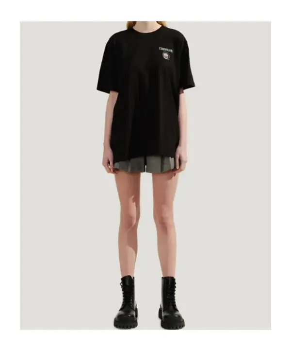 CHARLIE LUCIANO Illustration Back View Short-sleeve T-shirt