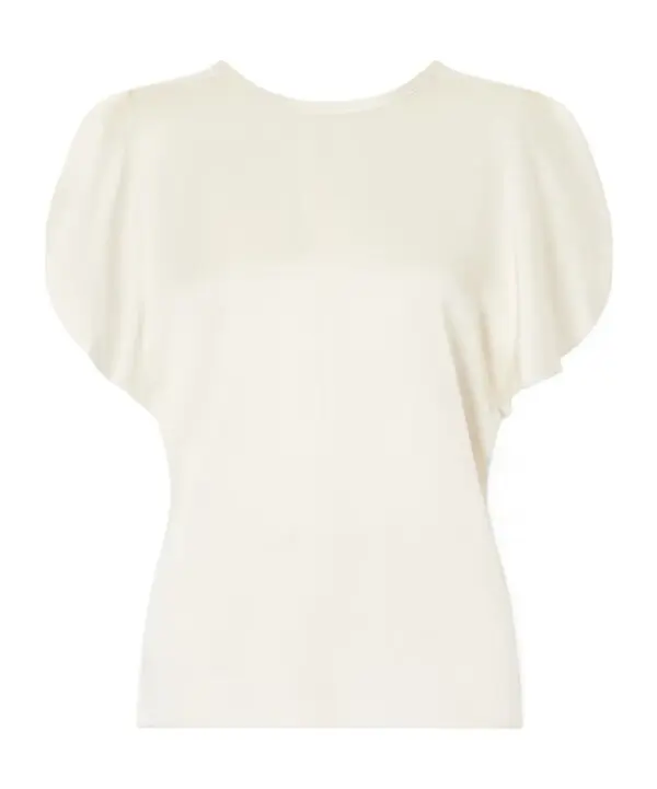 Victoria Beckham Draped Satin Blouse