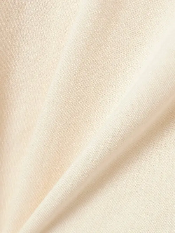 Altuzarra Lilou Oversized Silk And Cotton-blend Jersey T-shirt