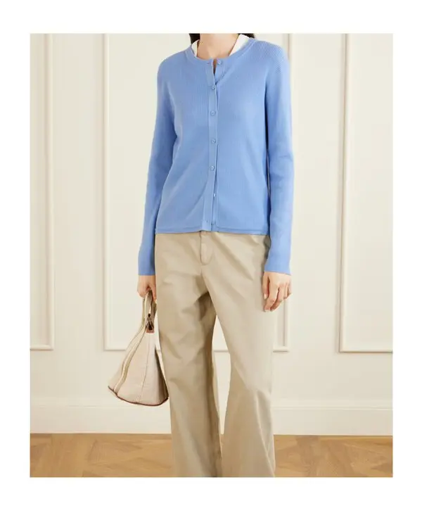 LISA YANG Long-sleeved Knitted Cardigan