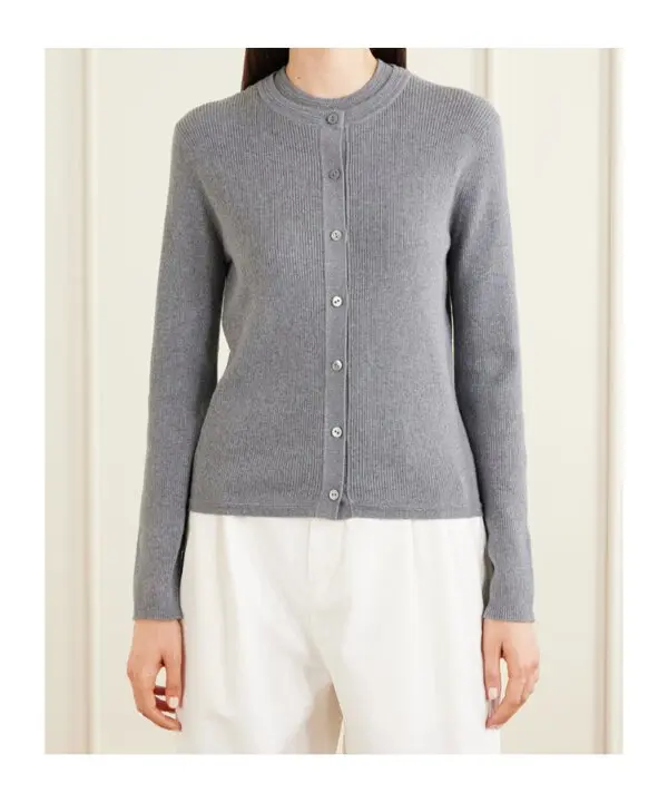 LISA YANG Abeena Ribbed Cardigan