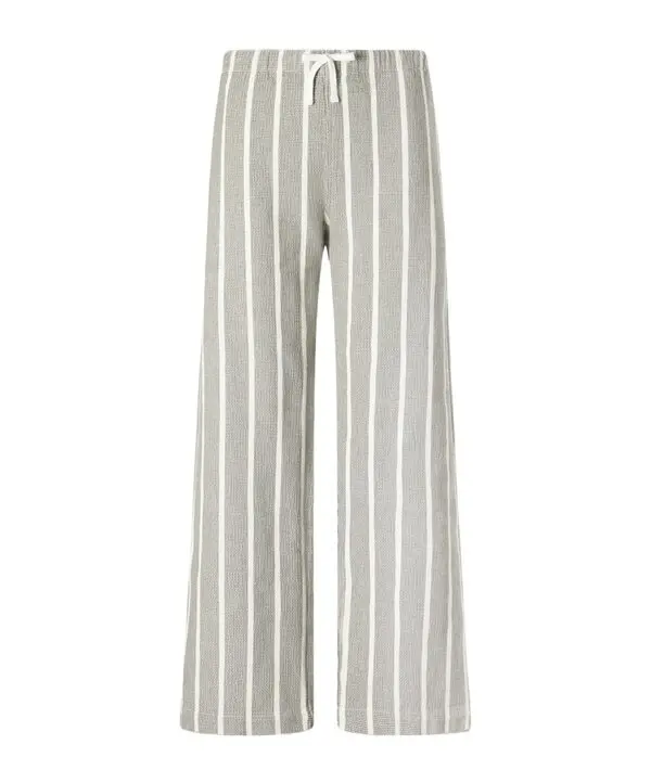 Aimé Leon Dore Textured Stripe Wide-leg Pants