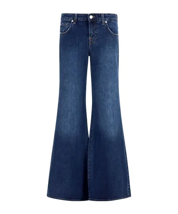 7 For All Mankind Low-rise Flared Jeans
