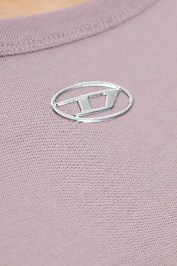 DIESEL® Short Sleeve T-shirt With Oval Logo