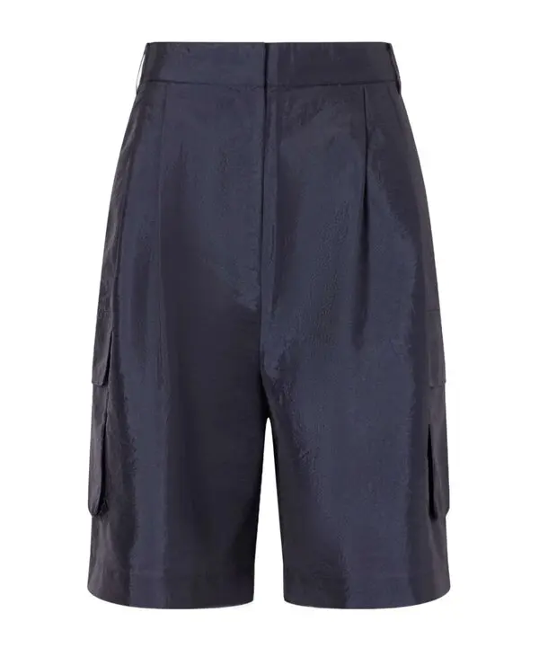 Tibi Stella Shell Cargo Shorts