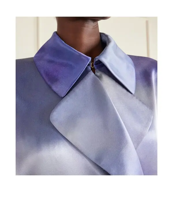Gabriela Hearst Long Sleeved Belted Coat - Multicolor