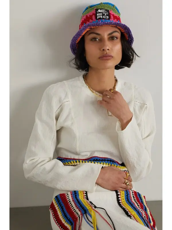 Etro Crocheted Bucket Hat