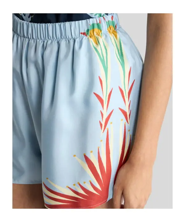 Etro X Tabby Booth Silk Pyjamas With Placed Print