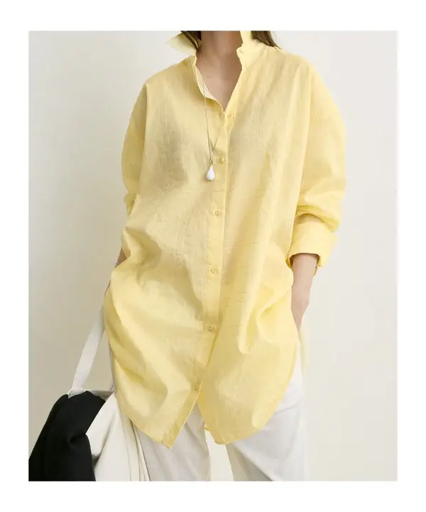 TOTEME Monogram-embroidered Oversized Shirt - No