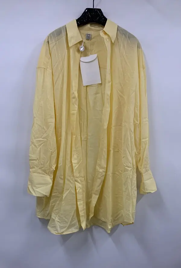 TOTEME Monogram-embroidered Oversized Shirt - No