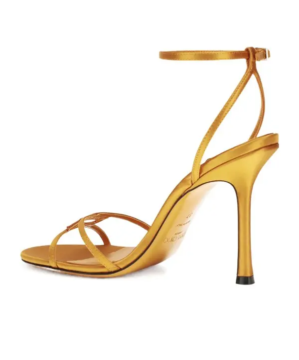 JIMMY CHOO Ankle Strap Stiletto Heeled Sandals