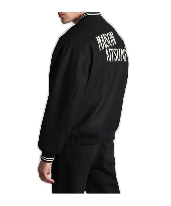 Maison Kitsuné Bomber Jacket - Black