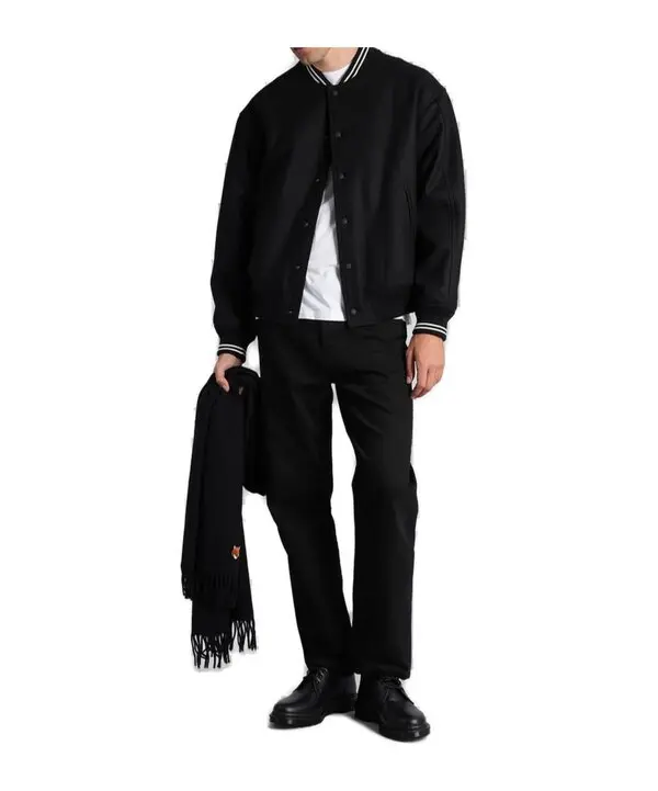 Maison Kitsuné Bomber Jacket - Black