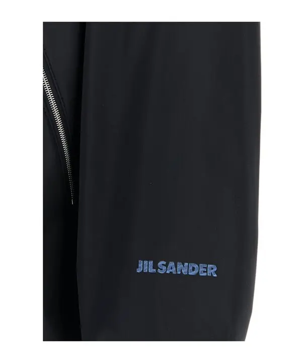 JIL SANDER High Neck Zip Jacket - Black