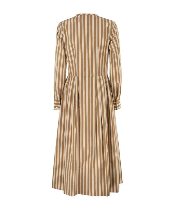 Antonelli Firenze Striped Midi Dress