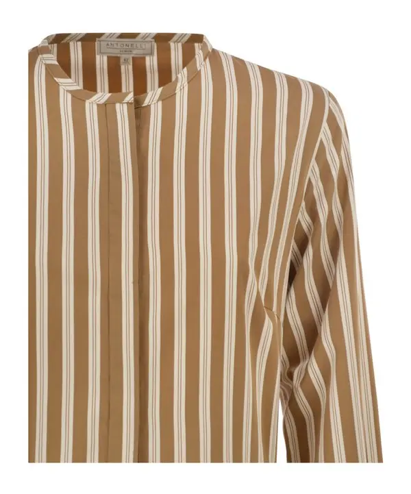 Antonelli Firenze Striped Midi Dress