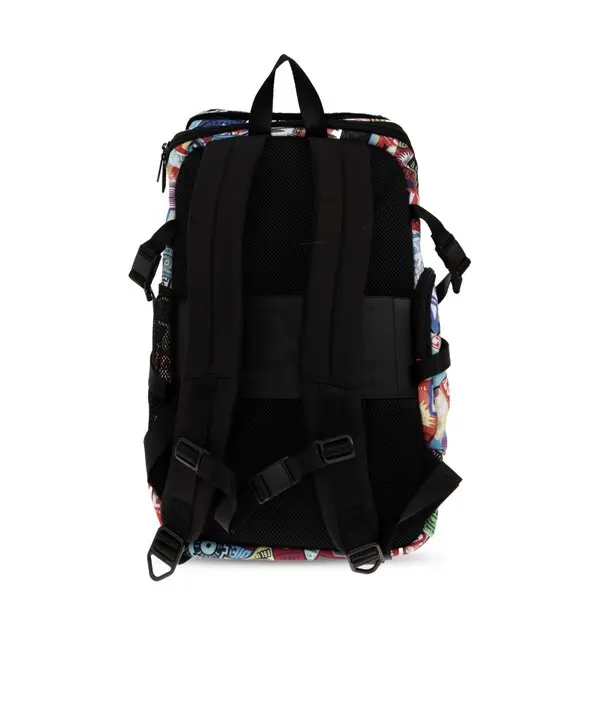 DIESEL® Logo Detail Zip-up Backpack