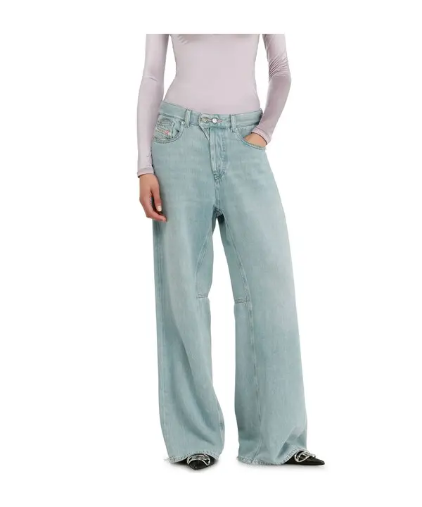 DIESEL® 1996 D-sire-yu-u Wide-leg Jeans - Light Blue