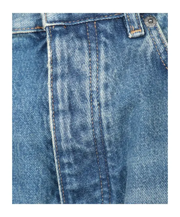 SUNFLOWER Belt Loop Jeans - Blue