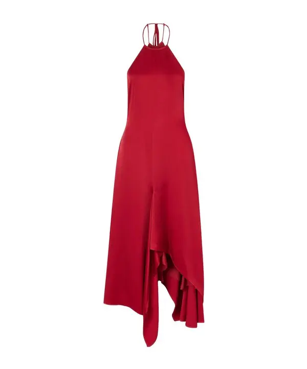 Victoria Beckham Halterneck Midi Dress