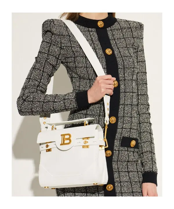 Balmain B Buzz 23 Handbag - White