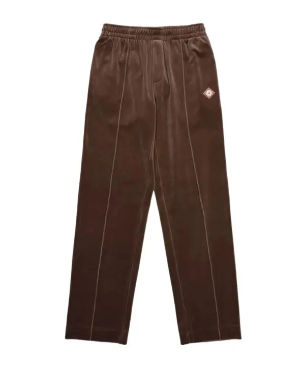 Casablanca Velour Track Pants - Brown