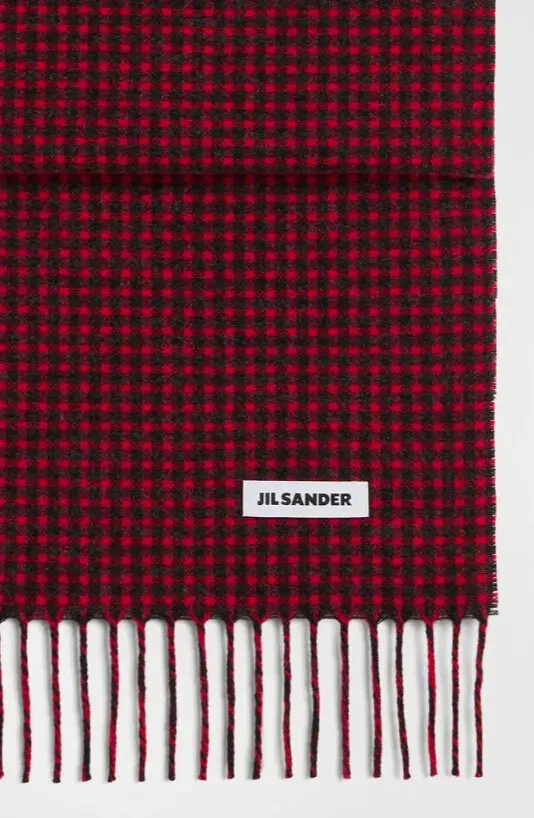 JIL SANDER Slim Wool Scarf