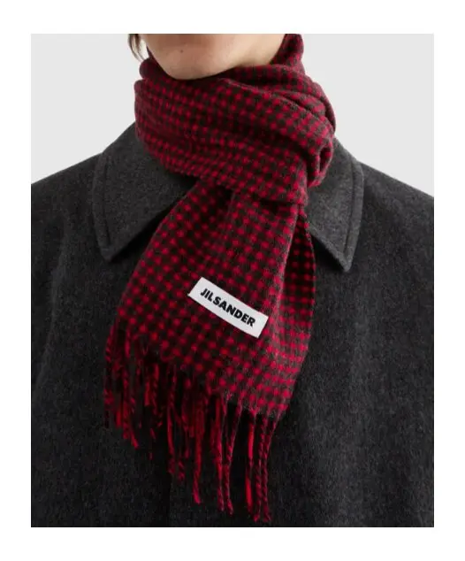 JIL SANDER Slim Wool Scarf