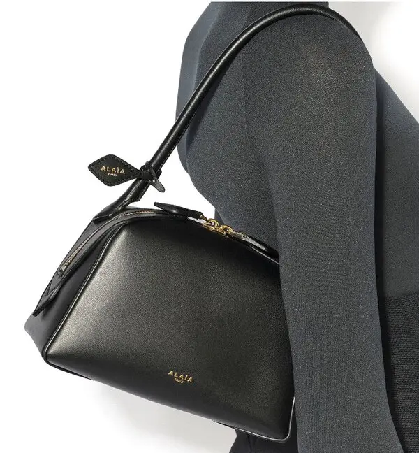 Alaïa Le Bouledogue Small Bag In Calfskin